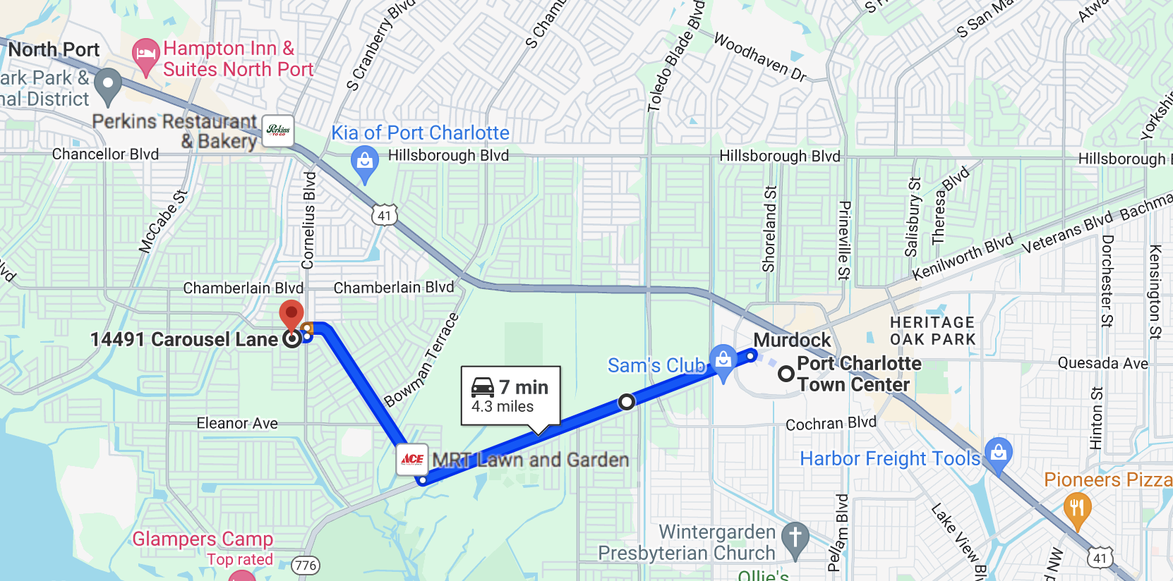 14491 Carousel Ln, Pt Charlotte, Florida 33953 | Terrenos en Florida