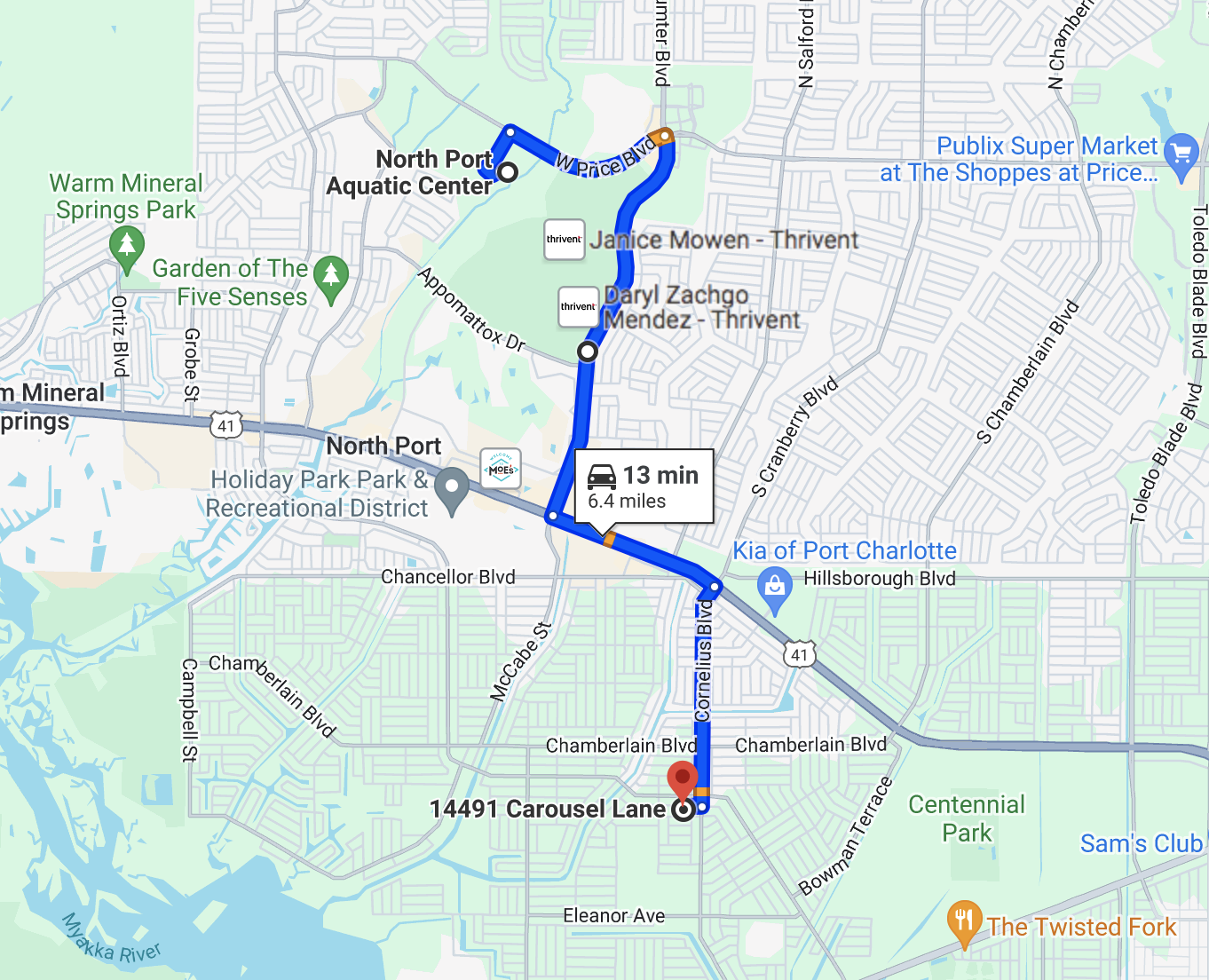 14491 Carousel Ln, Pt Charlotte, Florida 33953 | Terrenos en Florida